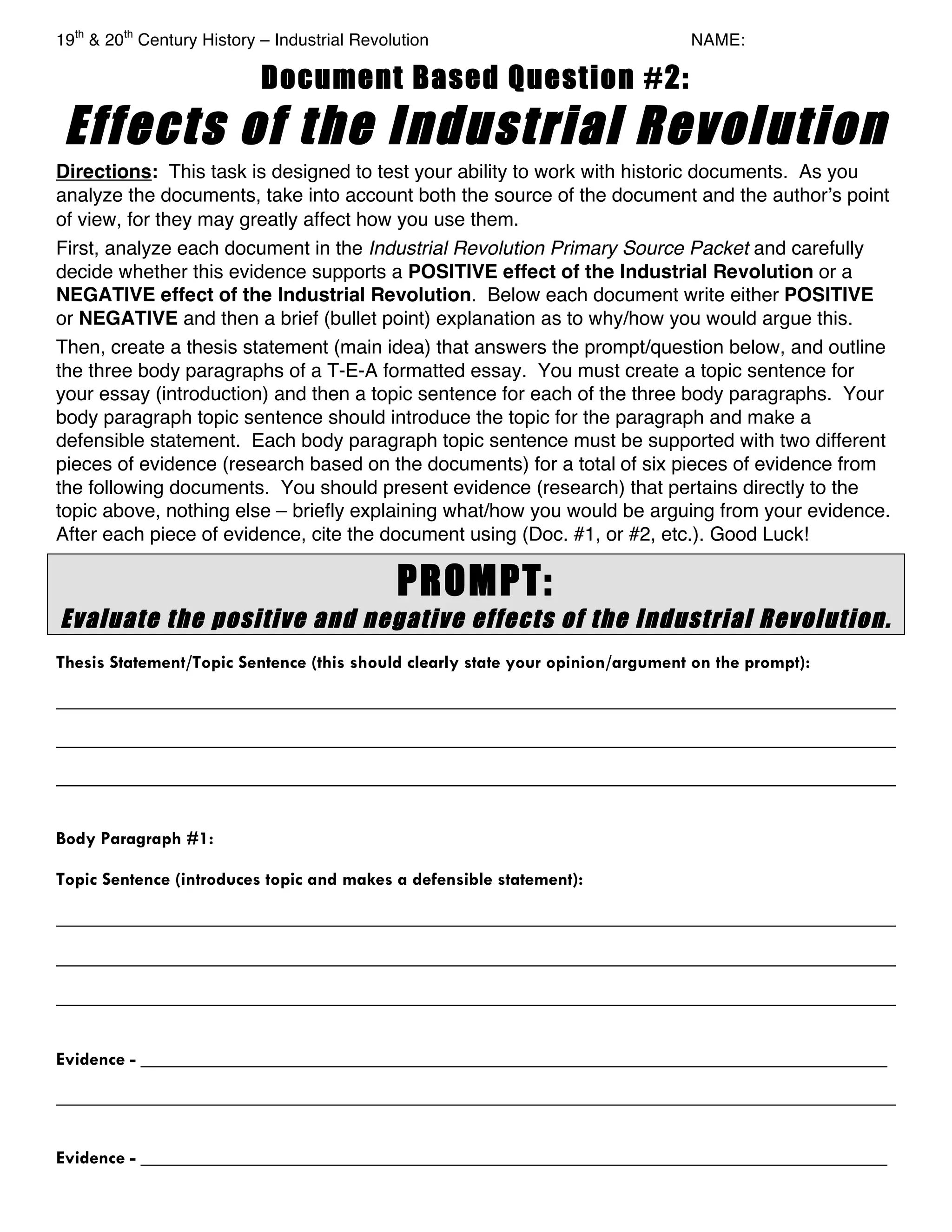 Industrial Revolution Sources | PDF | Science