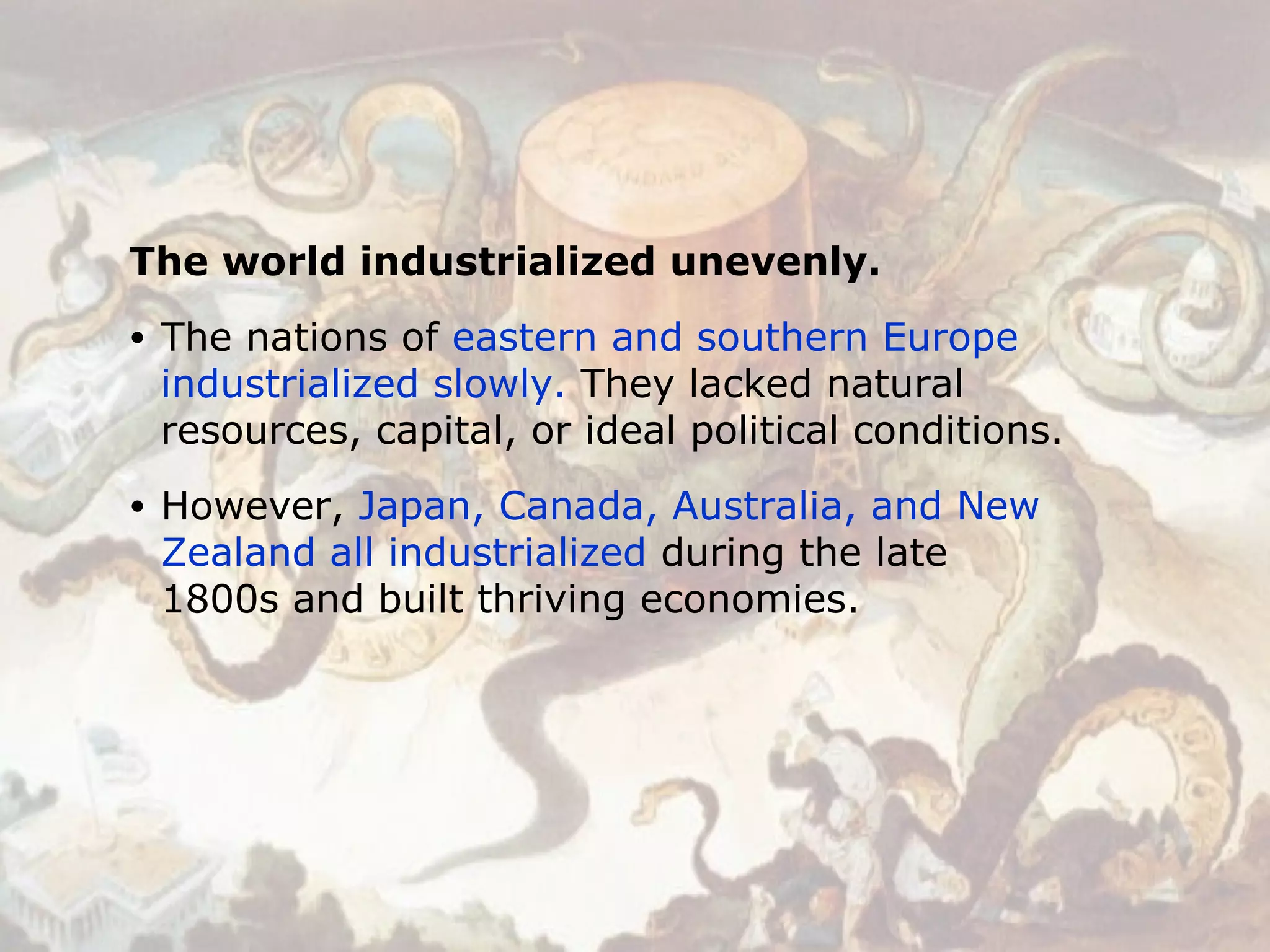 Industrial revolution spreads 21.1 | PPT