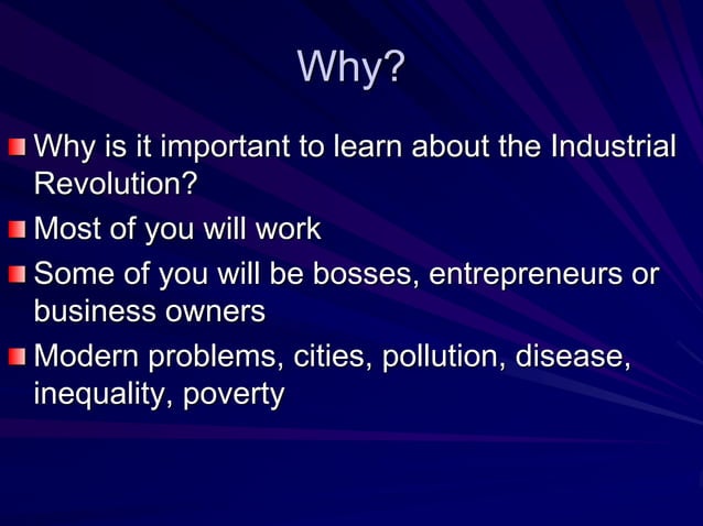 Industrial rev vocabulary | PPT