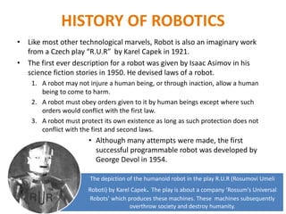 Industrial robotics | PPTX