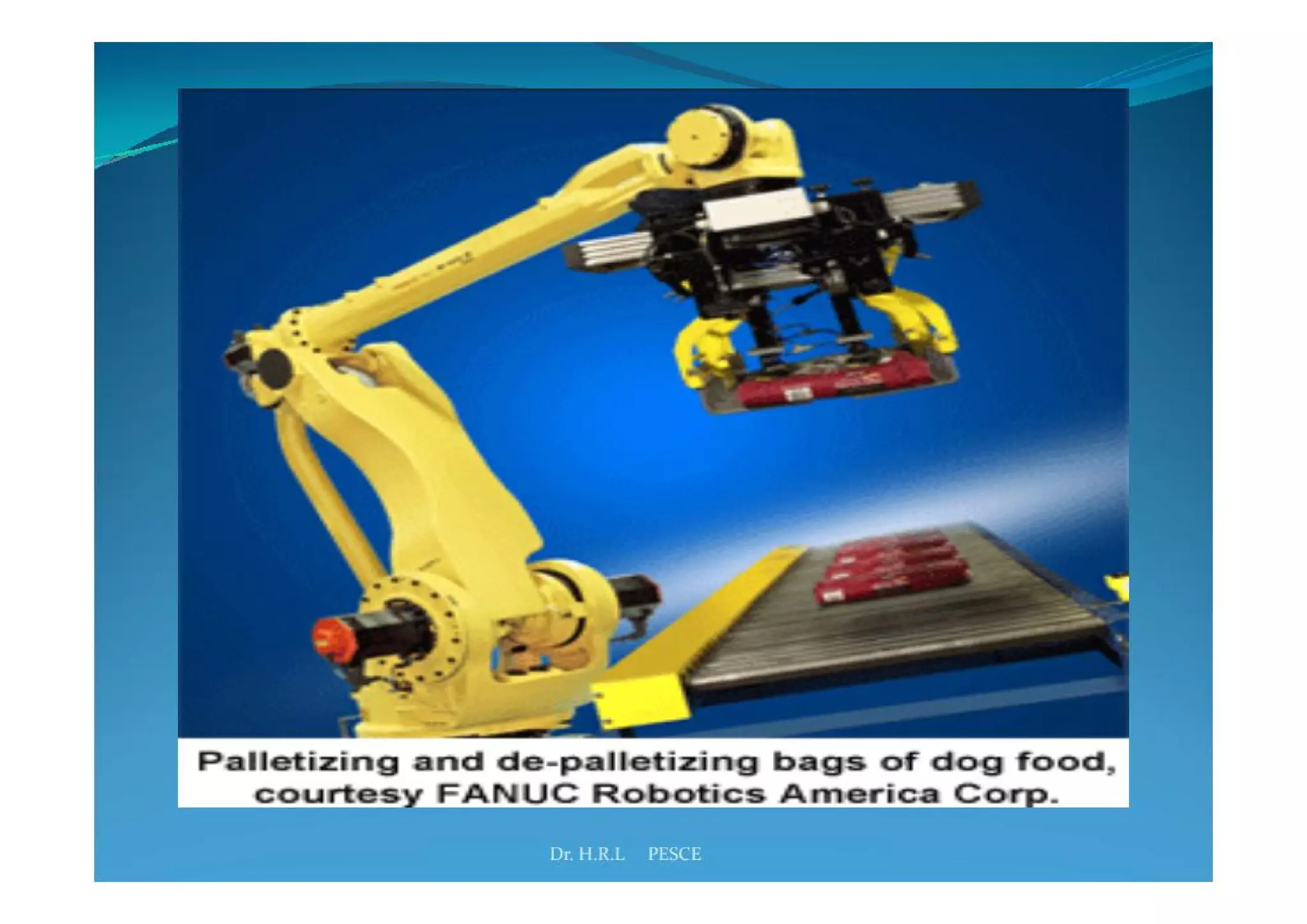 Industrial robotics- APPLICATIONS OF ROBOTS IN MANUFACTURING | PDF