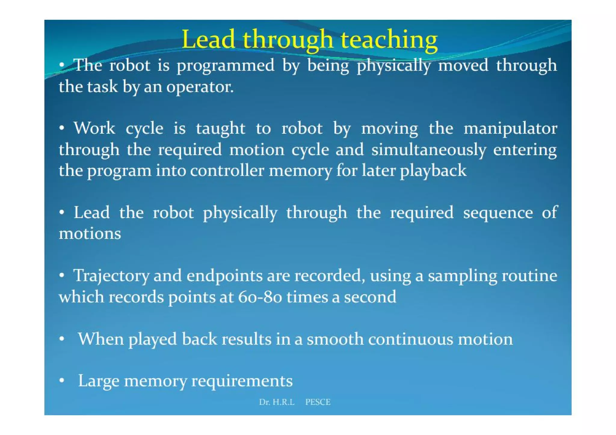 Industrial robotics -Robot programming | PDF