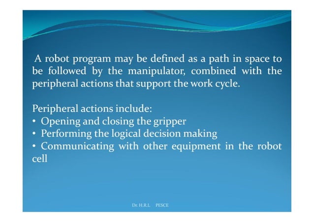 Industrial robotics -Robot programming | PDF | Programming Languages ...