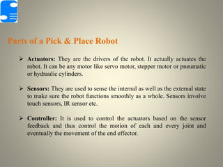 Industrial robotics pick & place | PPTX