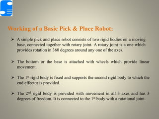 Industrial robotics pick & place | PPTX