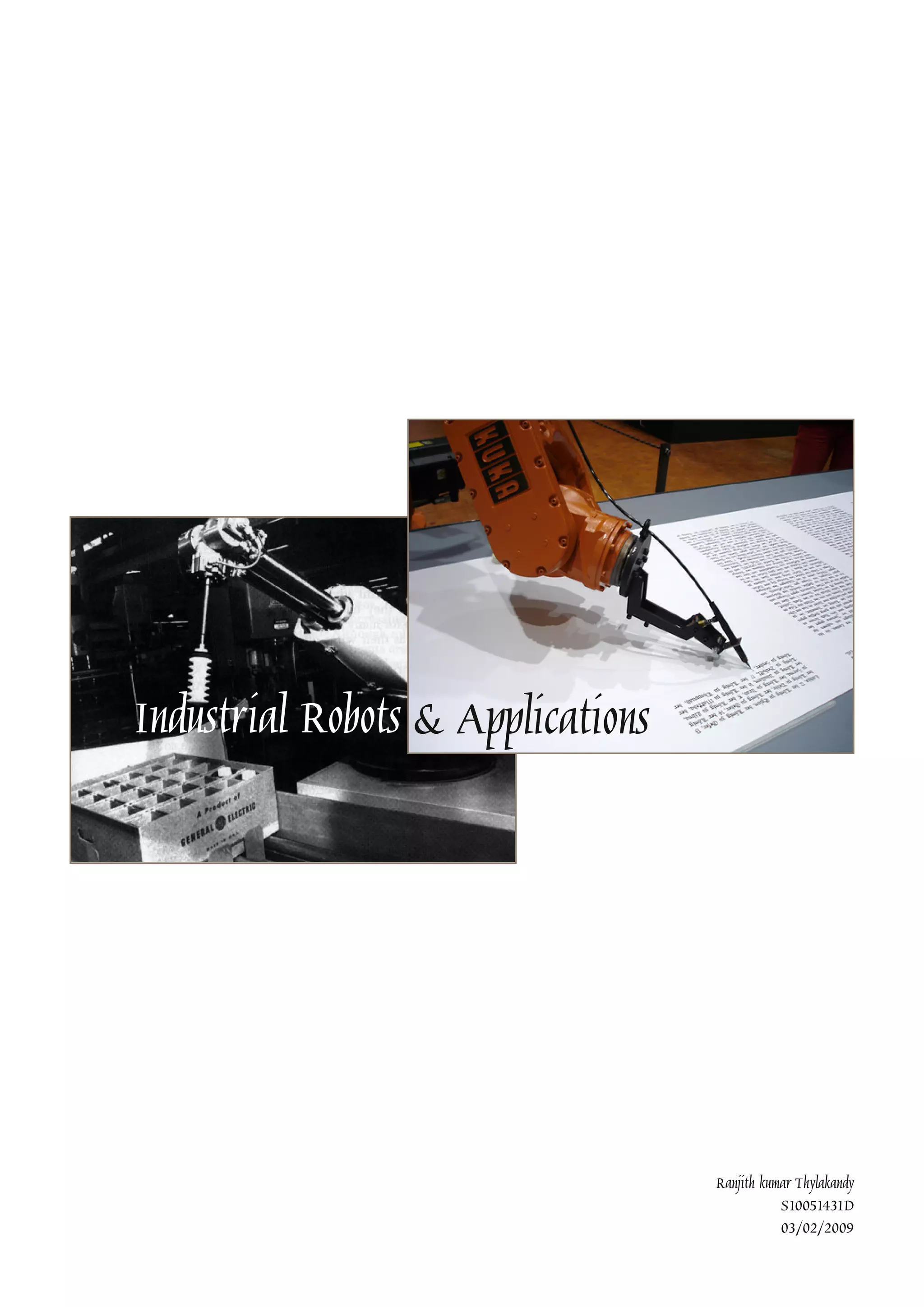 Industrial Robots | PDF