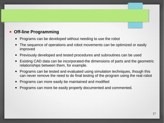 Industrial robots | PPT