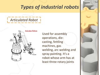 Industrial robots | PPTX