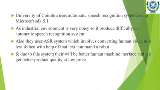 Industrial robots presentation | PPTX
