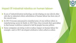 Industrial robots presentation | PPTX