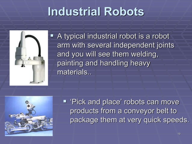 Industrial robots types and application.ppt