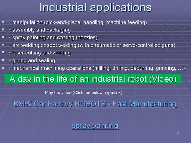 Industrial robots types and application.ppt