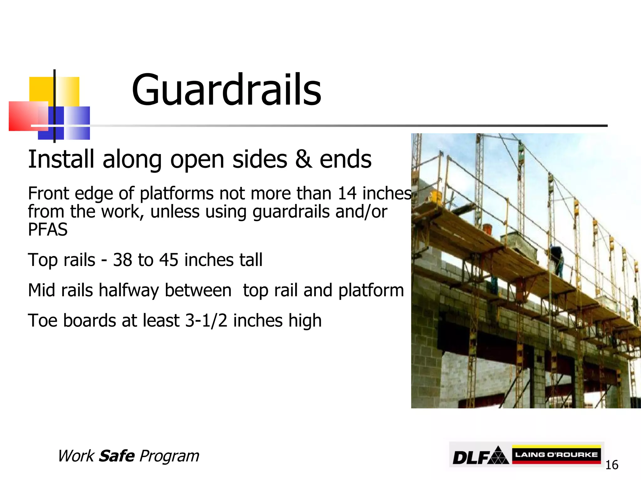 Industrial safetY of height works | PPT