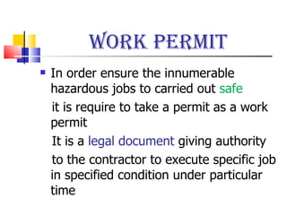 Industrial safetY of height works | PPT