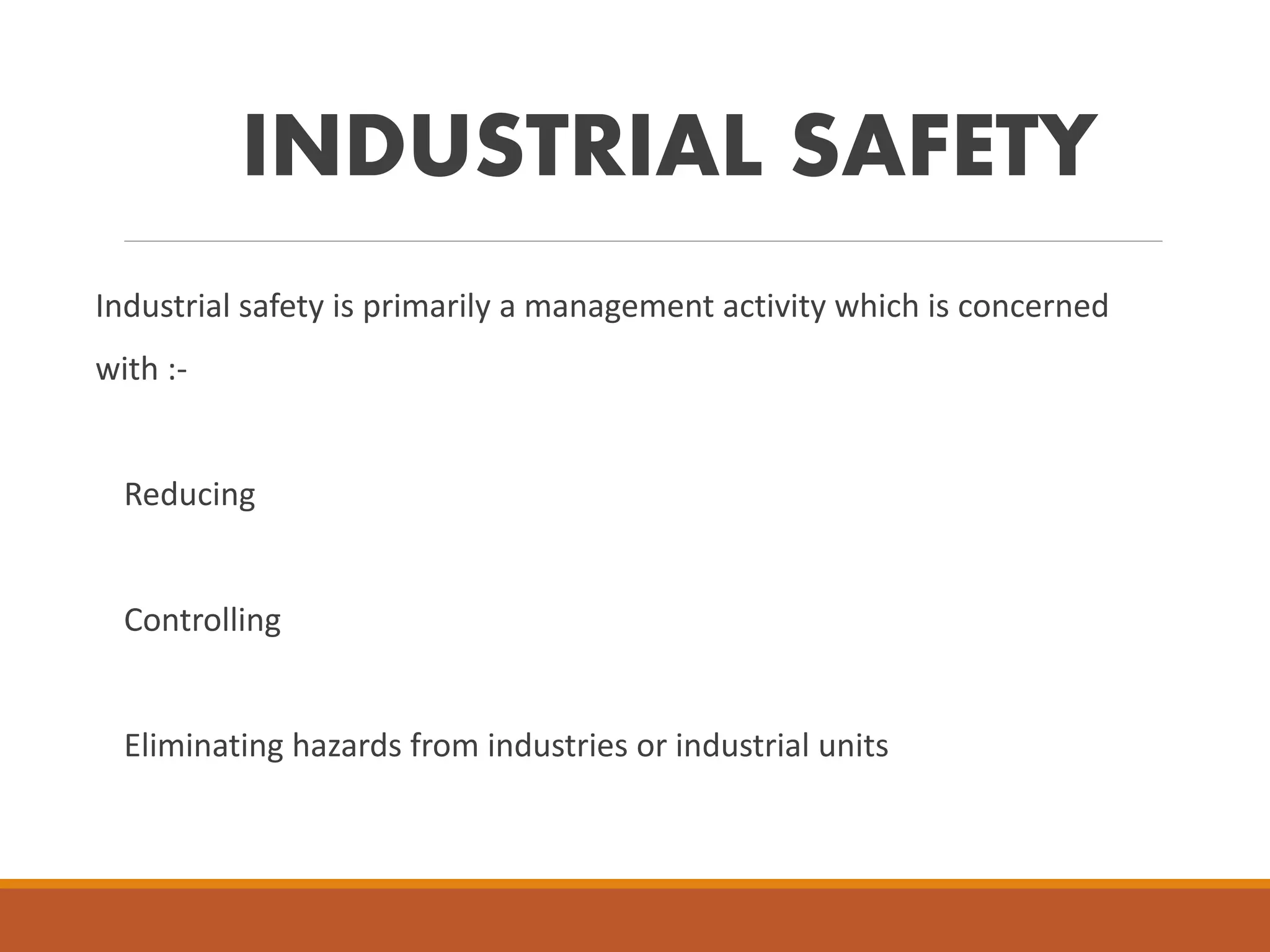 Industrial safety | PPTX