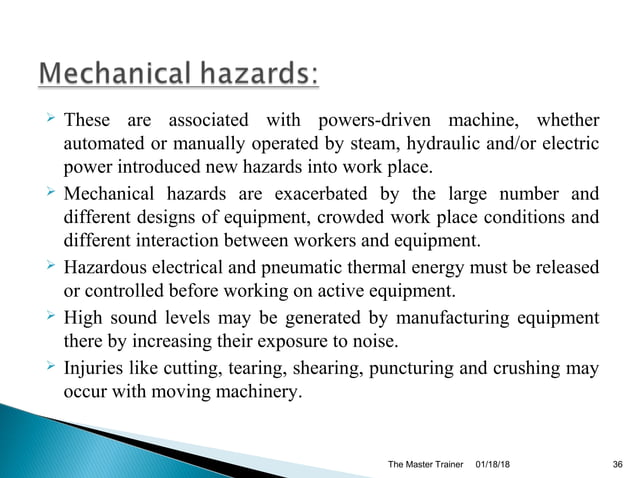 Industrial Safety & Hazards | PPT | Indoor Environmental Quality | Home ...
