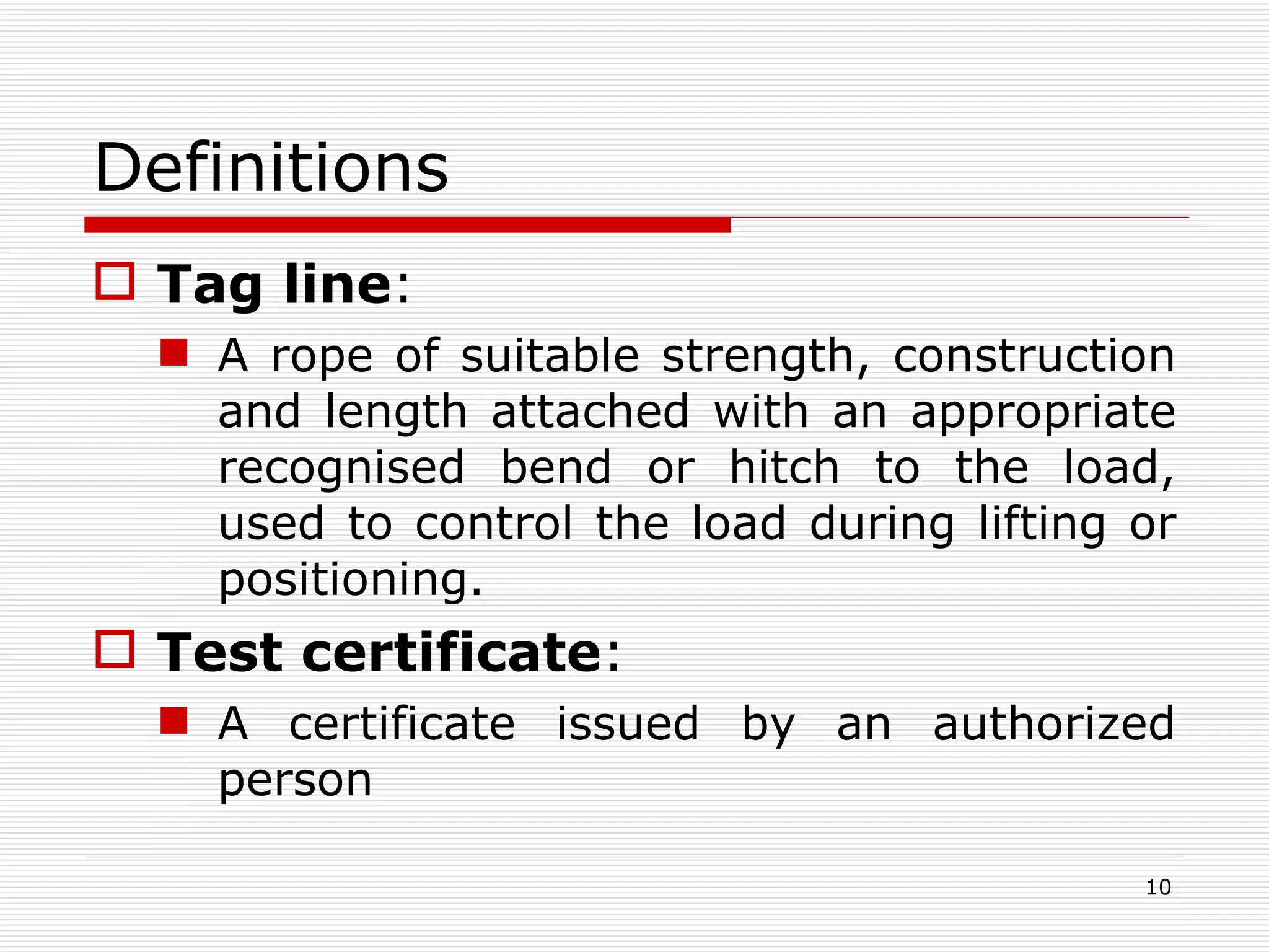 Industrial safety of lifting & procedure | PPT