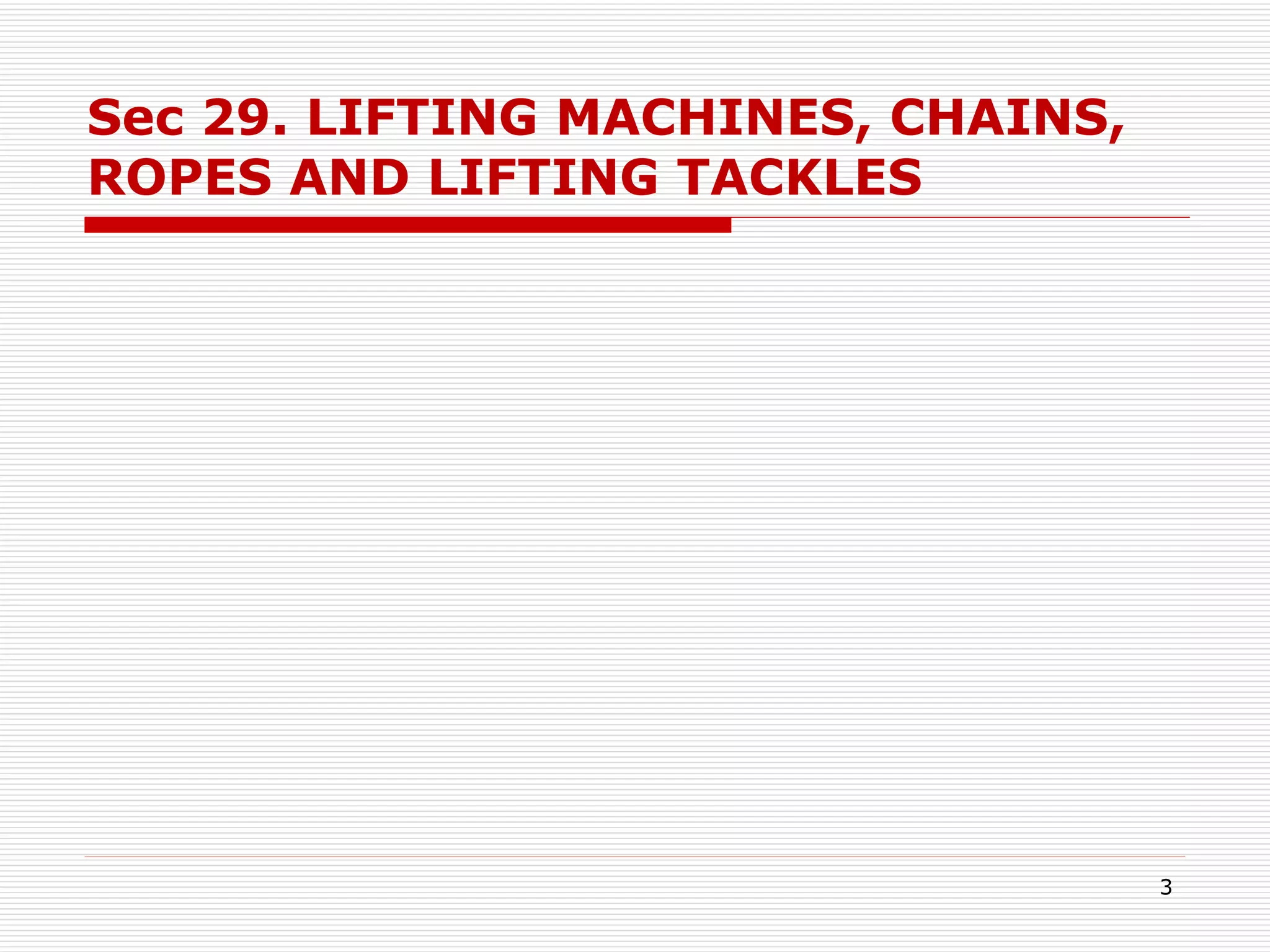 Industrial safety of lifting & procedure | PPT