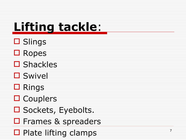 Industrial safety of lifting & procedure | PPT