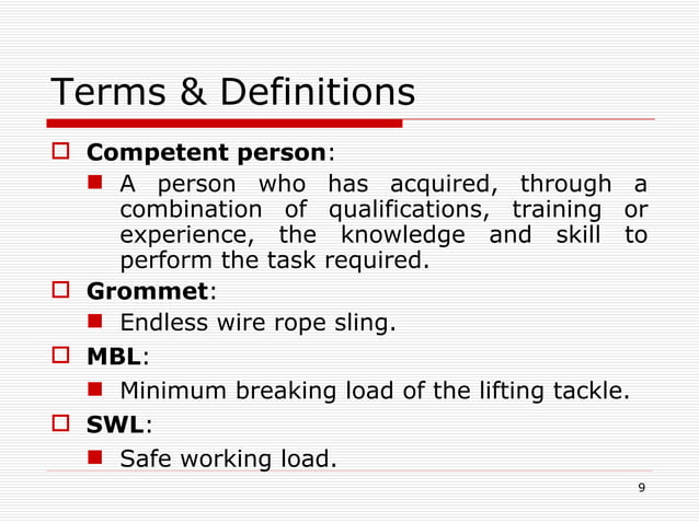 Industrial safety of lifting & procedure | PPT