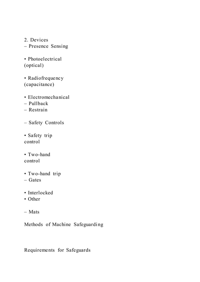 Industrial SafetyTECH 3196• OSHA stands for the Oc | PDF