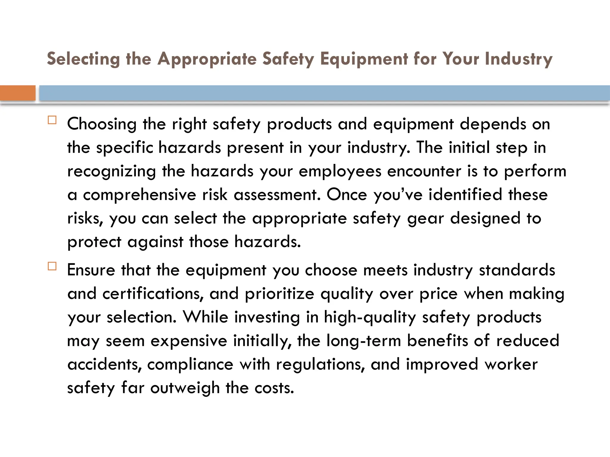Industrial Safety The Importance of Reliable Safety US Standard ...