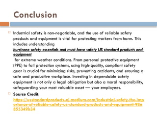 Industrial Safety The Importance of Reliable Safety US Standard ...