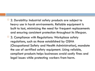 Industrial Safety The Importance of Reliable Safety US Standard ...
