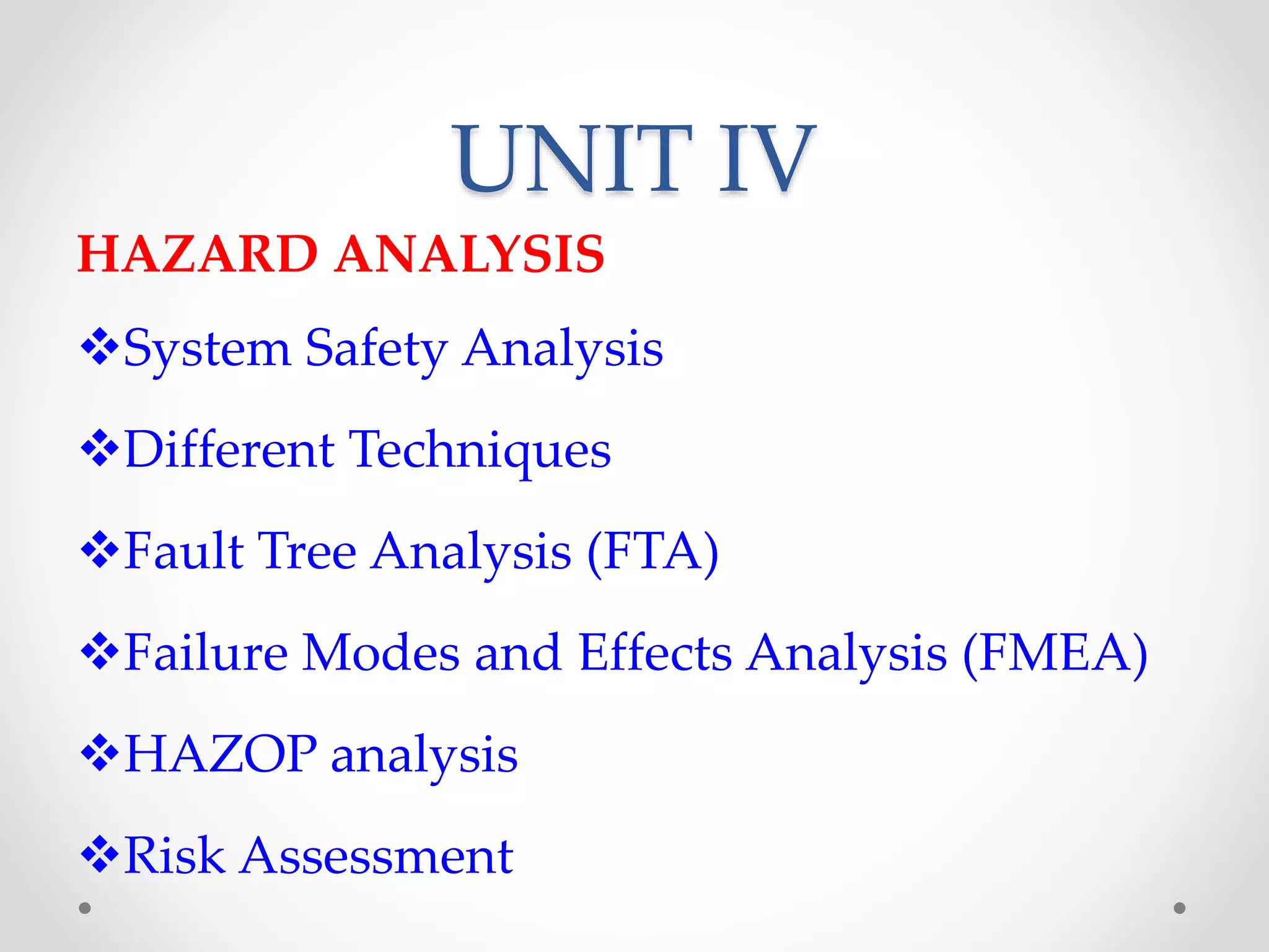 Industrial safety unit iv ppt | PPTX