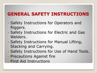 Industrial safety final | PPTX
