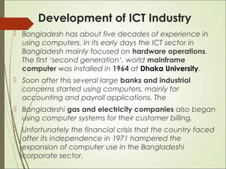 Industrial sector (ict telecommunication) in bangladesh (1) | PPT