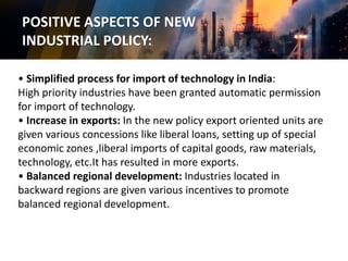 Industrial sector of India | PPTX