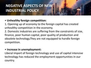Industrial sector of India | PPTX