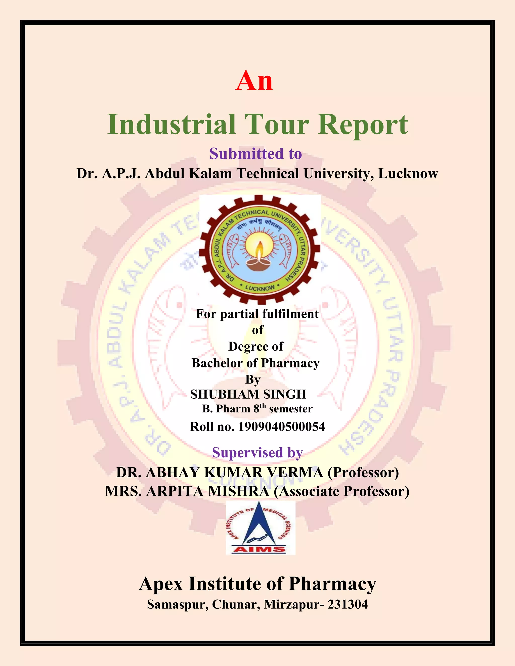 industrial training report | PDF