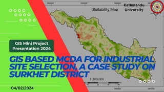 GIS based MCDA for industrial site selection | PDF
