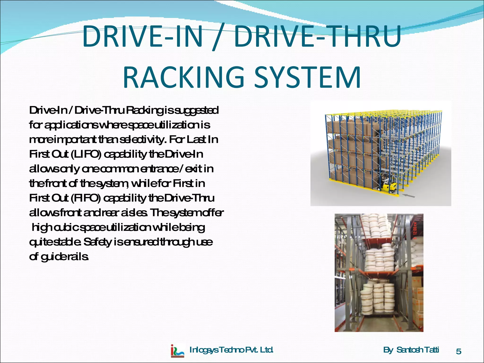Industrial Storage System | PPT