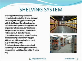 Industrial Storage System | PPT