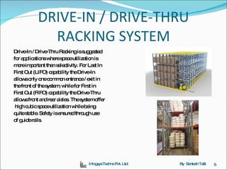 Industrial Storage System | PPT