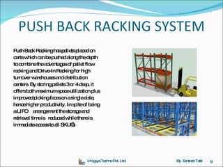 Industrial Storage System | PPT