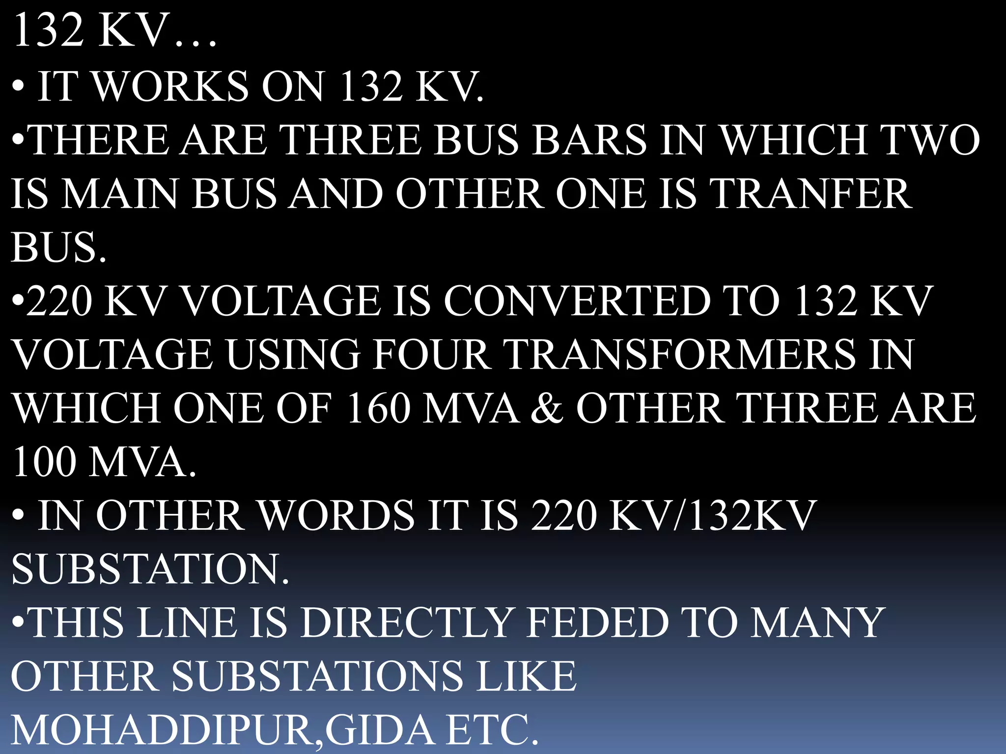Industrial summer training on 220 kv substation ppt | PPTX