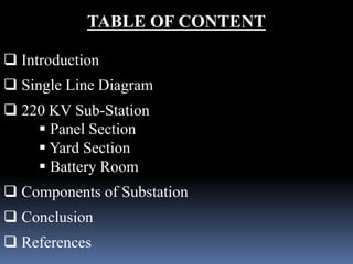 Industrial summer training on 220 kv substation ppt | PPTX