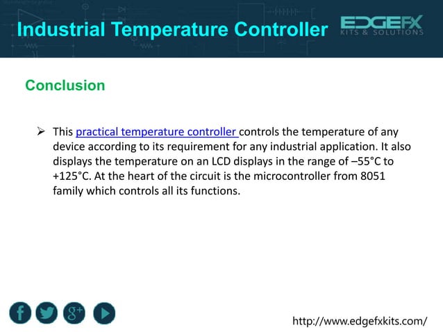Industrial Temperature Controller using Microcontroller | PPTX | Radio Control | Hobbies & Interests