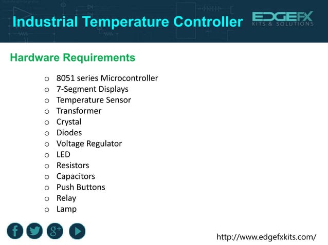 Industrial Temperature Controller using Microcontroller | PPTX | Radio Control | Hobbies & Interests