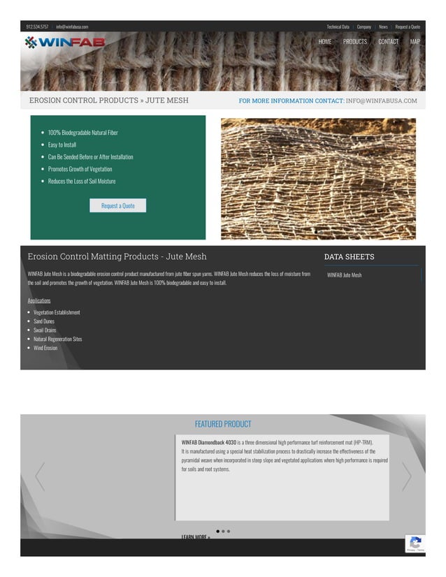 Industrial Textile Products | WINFAB Industrial Fabrics | PDF