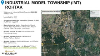 INDUSTRIAL TOWNSHIPS IN HARYANA brt.pptx | Free Download