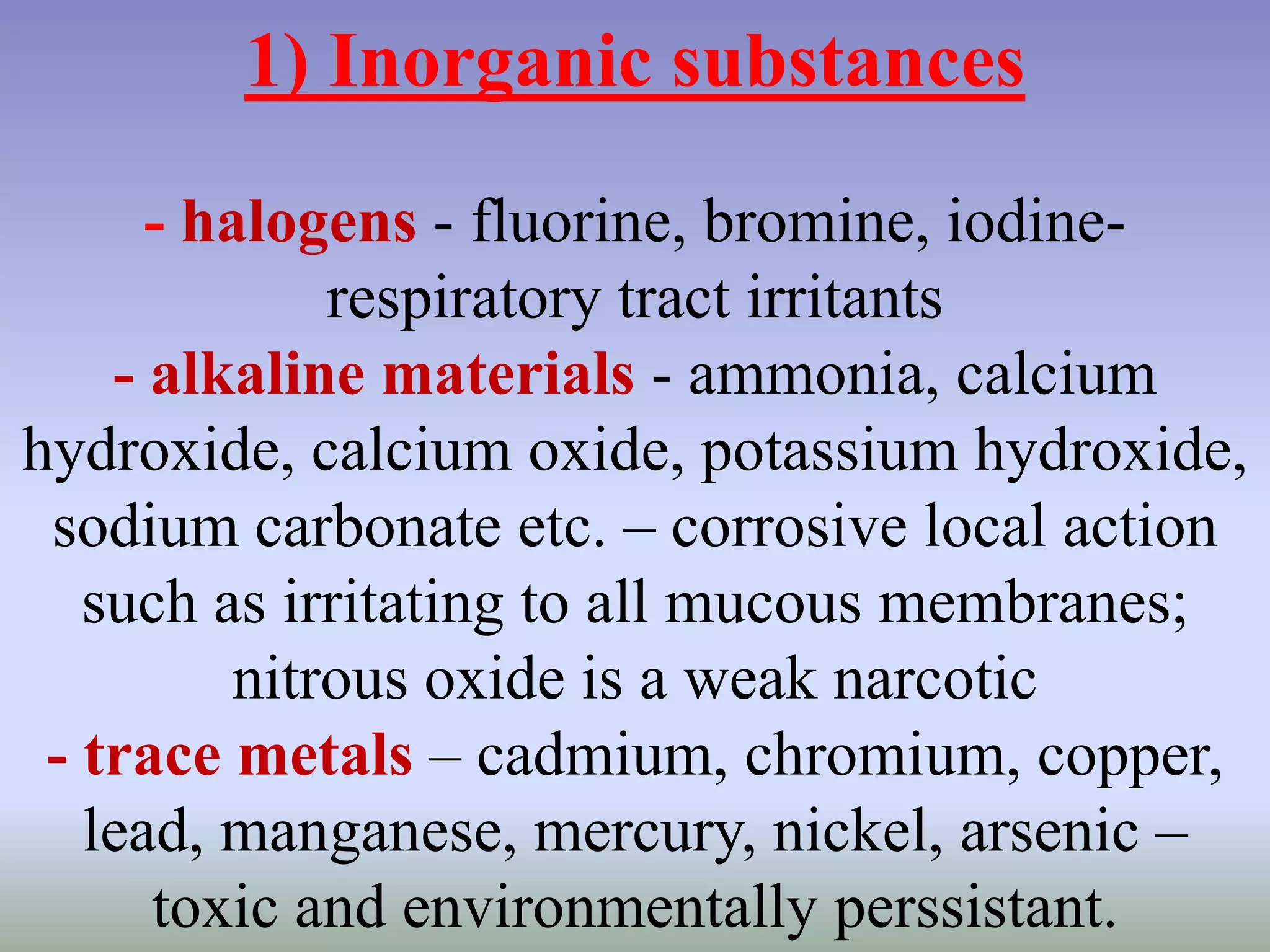 Industrial toxicology | PPT