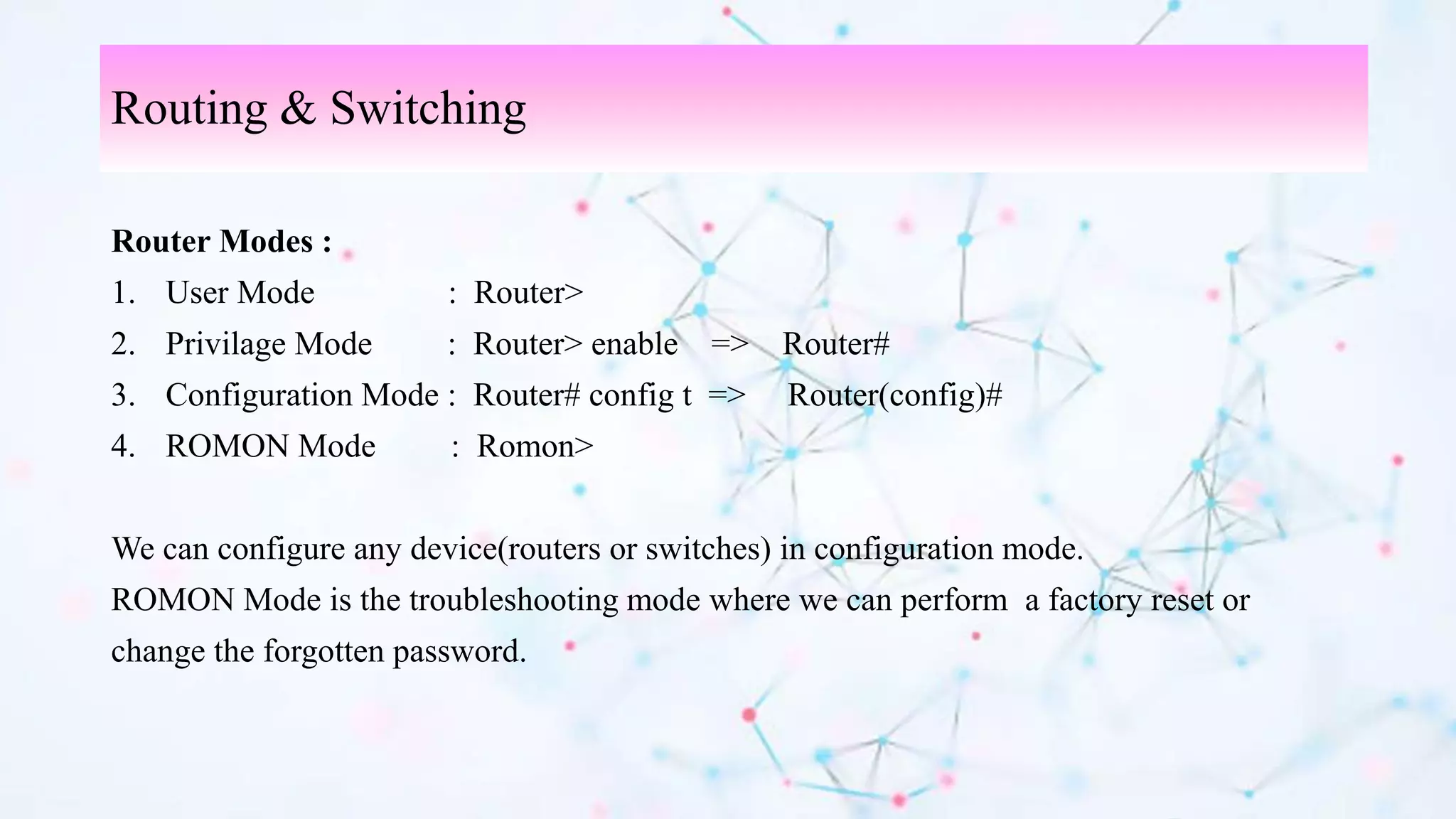 Industrial Training Presentaion(Networking) | PPTX
