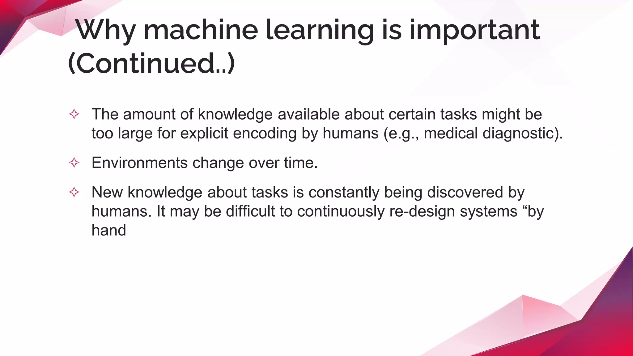 Industrial training machine learning | PPTX