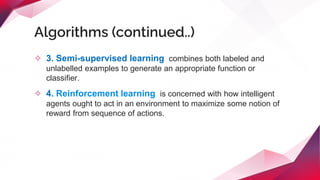 Industrial training machine learning | PPTX