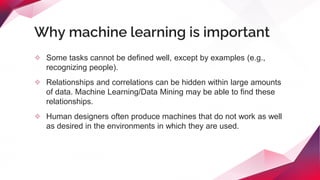 Industrial training machine learning | PPTX